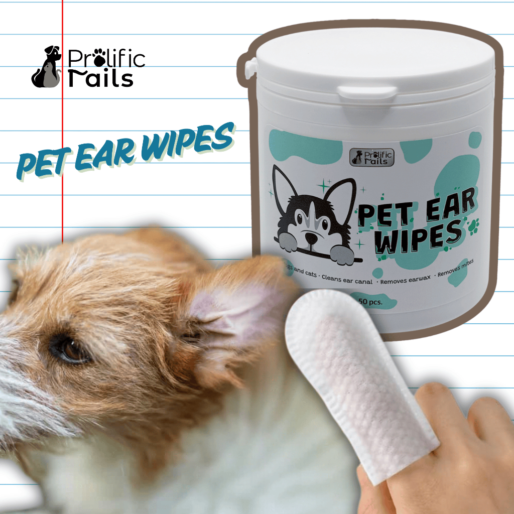 FIPRO-Prolific Tails Pet Ear Cleaner Finger Wipes (50pcs) for Cats ...
