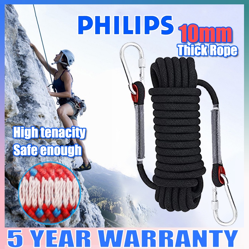 PHILIPS Climbing Rope Static Utility Rope Safety Rope Climbing ...