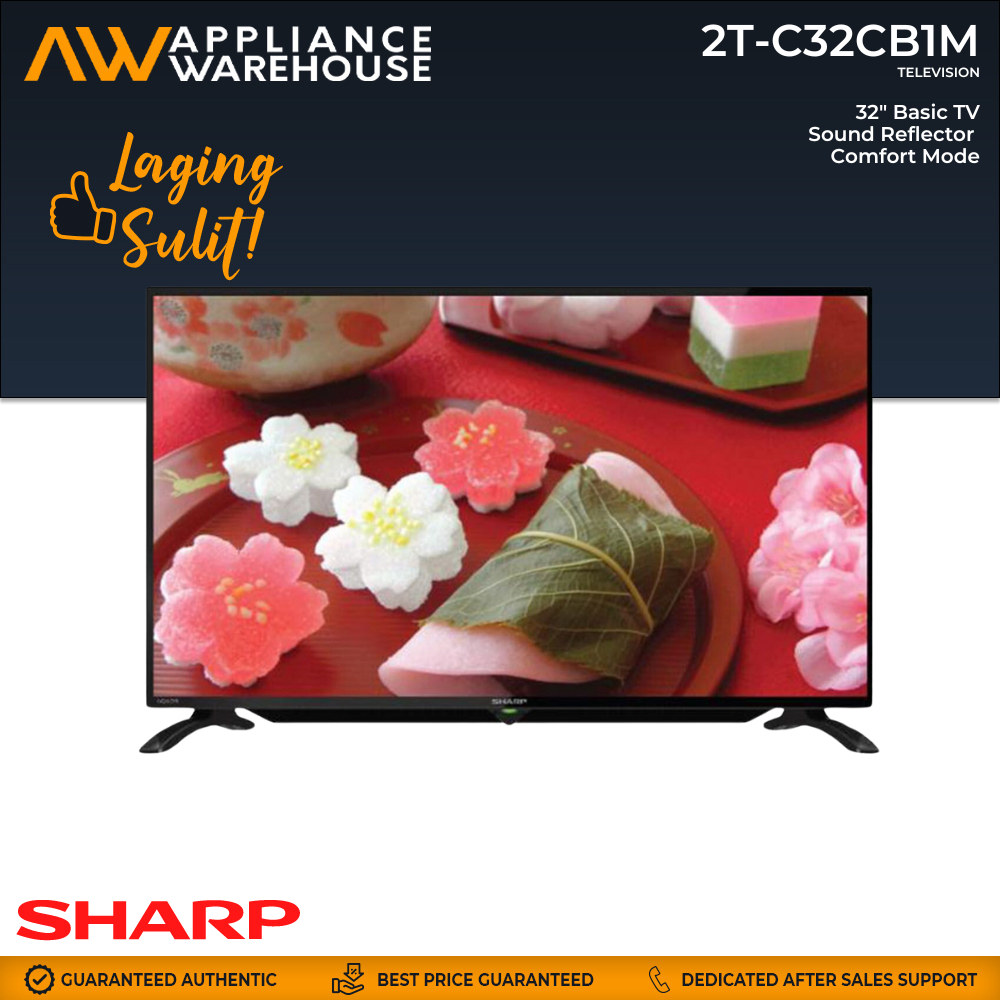 Sharp AQUOS 32 Inch HD Ready Easy Smart TV - 2T-C32DF1X (2 Years ...