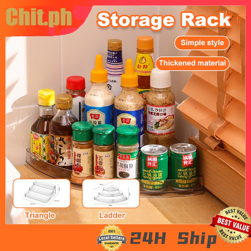 CHIT 3 Tier Kitchen Rack Condiments Rack Cosmetic Perfume Makeup ...