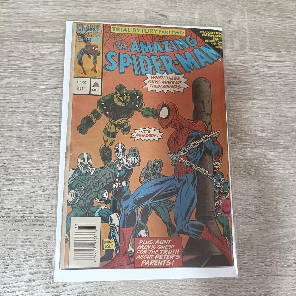 MKPI Amazing Spider-man #384 VG condition (tagalog komiks Marvel ...