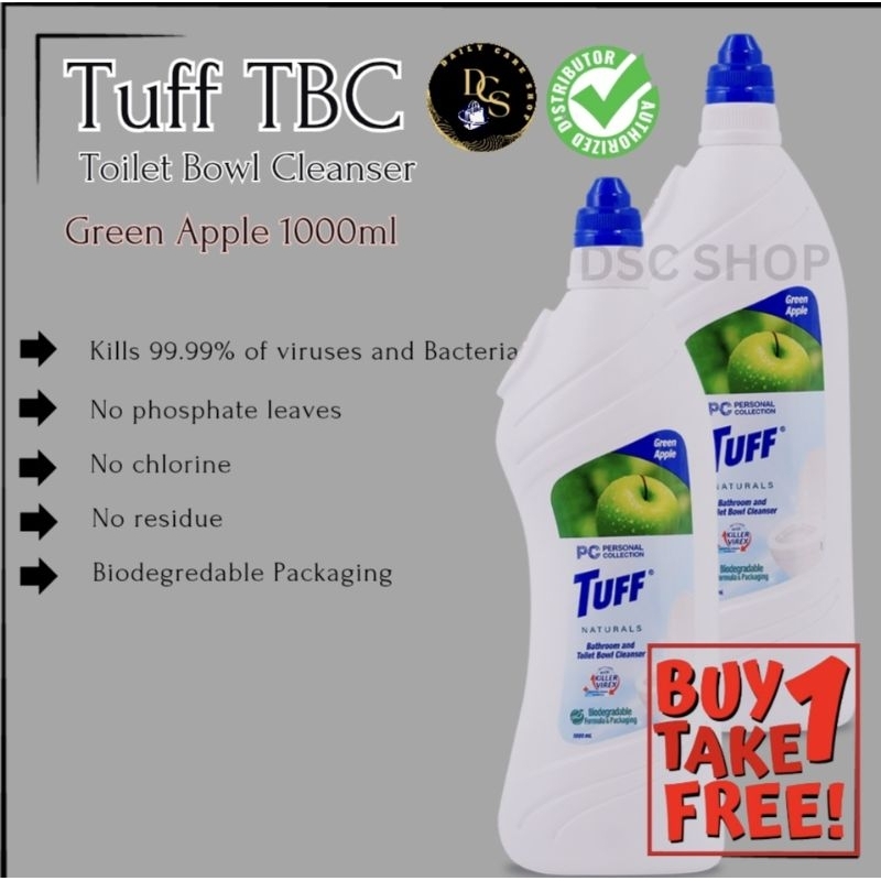 TUFF TBC APPLE BUY 1 TAKE 1 TOILET BOWL CLEANER | Shopee Philippines