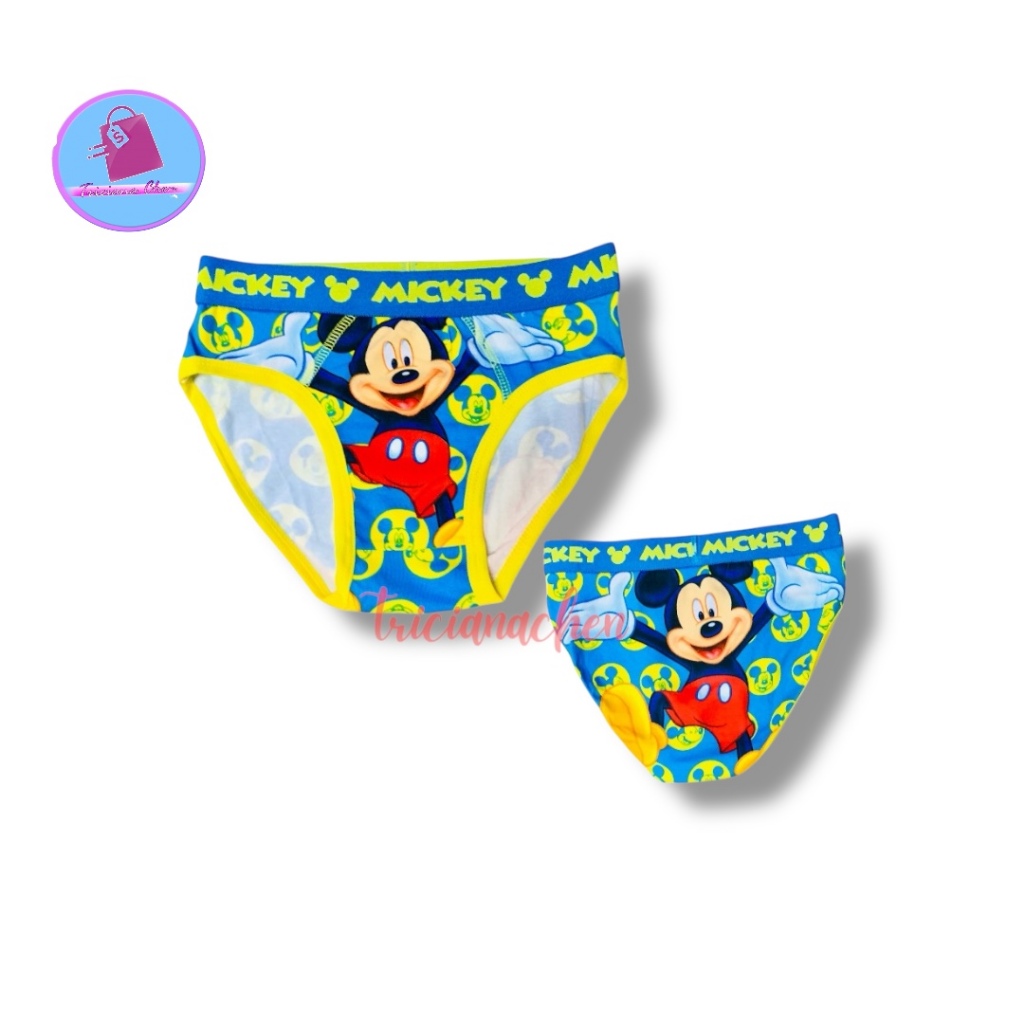 Disney Mickey Mouse Brief Character Printed Cotton Kids Underwear for ...