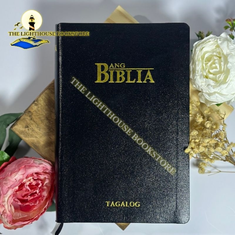 ANG BIBLIA TAGALOG BIBLE BIG SOFT LEATHER GOLD EDGE / LUMA AT BAGONG ...