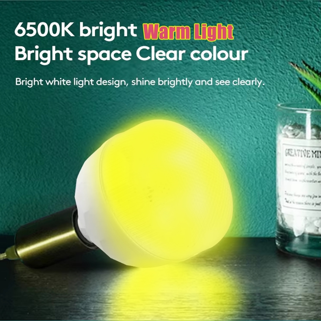JW KIMHIM LED Bulb Lamp E27 Warm Light Bulb 55W/3000K Warm Yellow Light ...