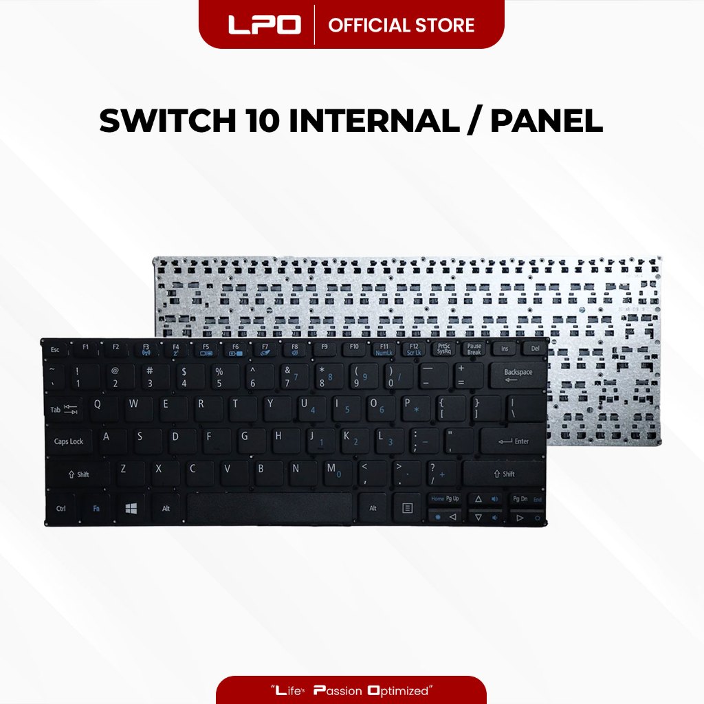 LPO Laptop Keyboard Acer Switch 10 Compatible with SW5-011 SW5-012P SW5 ...