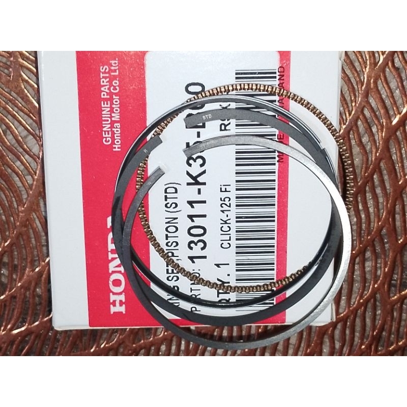 Genuine Pistons Ring For Honda Click 125 FI v1 v2 v3 standard | Shopee ...