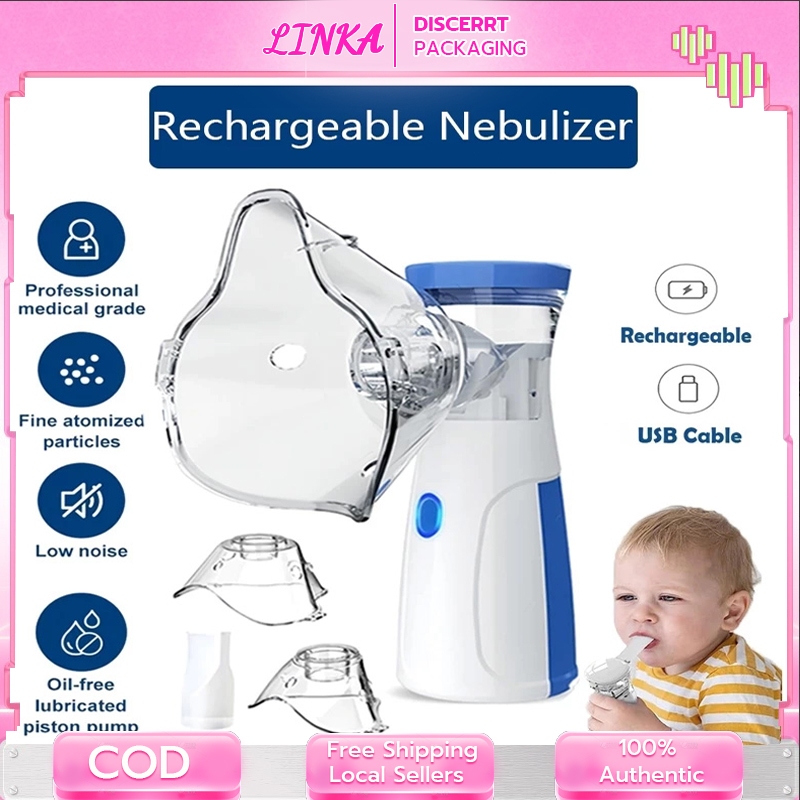Philips Rechargeable Nebulizer Cough Medical Grade Spray Inhaler For ...