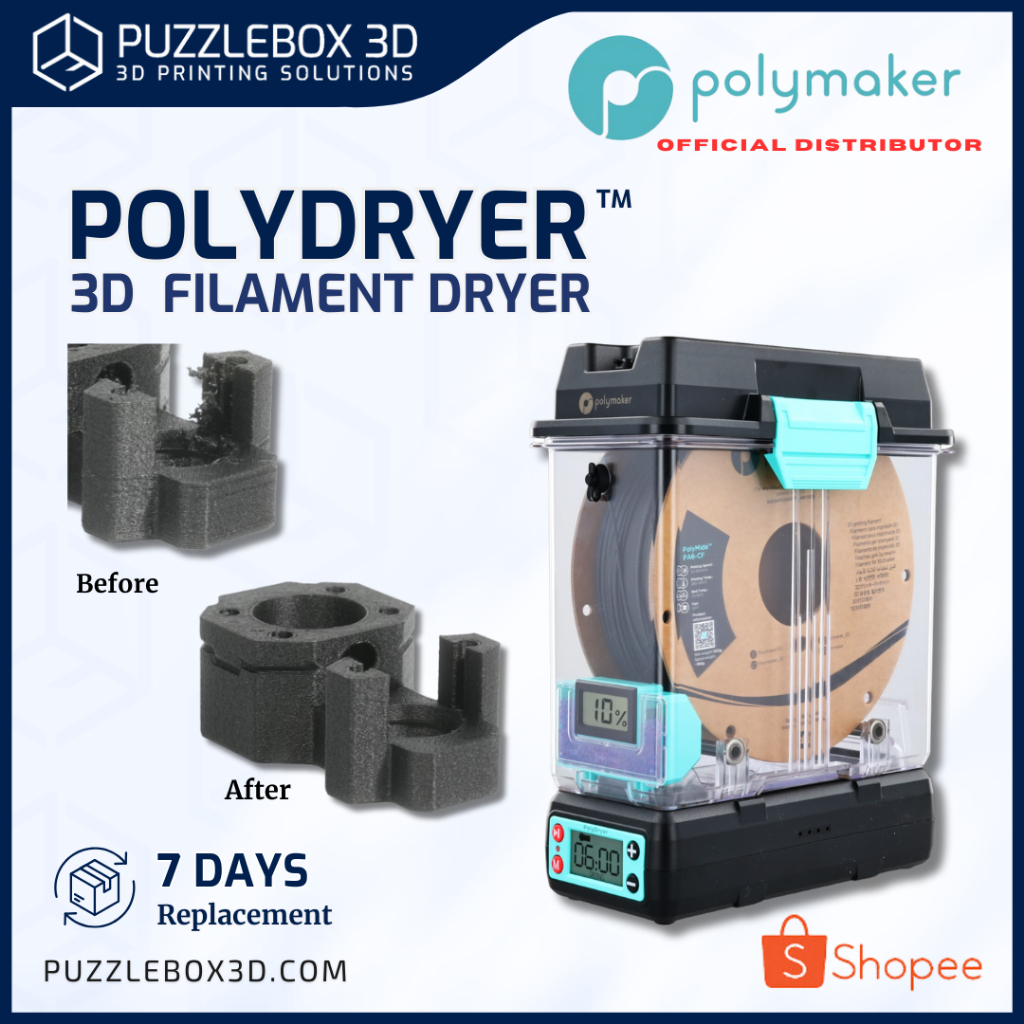 Polymaker PolyDryer 3D Printing Filament Drying & Sealing with Heat ...