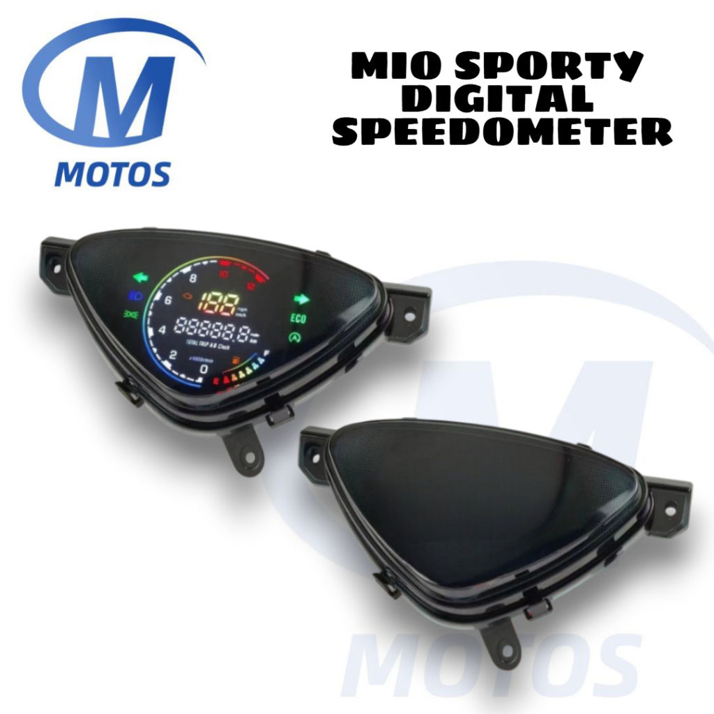MOTOSPH MOTORCYCLE MIO SPORTY LED DIGITAL SPEEDOMETER ODOMETER | Shopee ...
