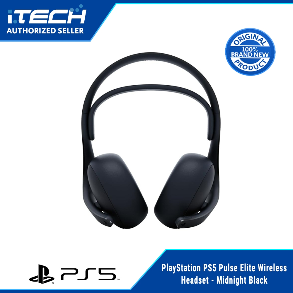 PlayStation PS5 Pulse Elite Wireless Headset - Midnight Black | Shopee ...
