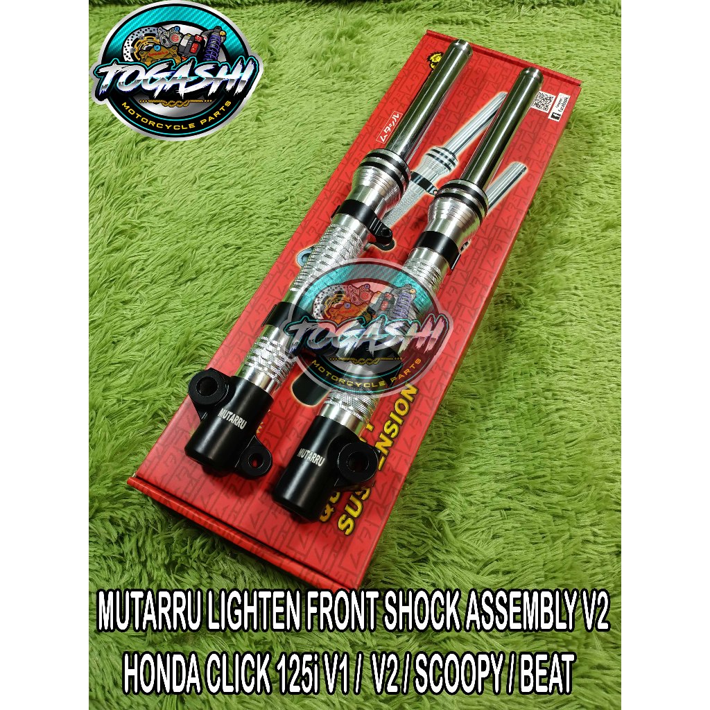MUTARRU LIGHTEN FRONT SHOCK ASSEMBLY V2 HONDA CLICK 125 V1 / V2 / BEAT / SCOOPY | Shopee Philippines