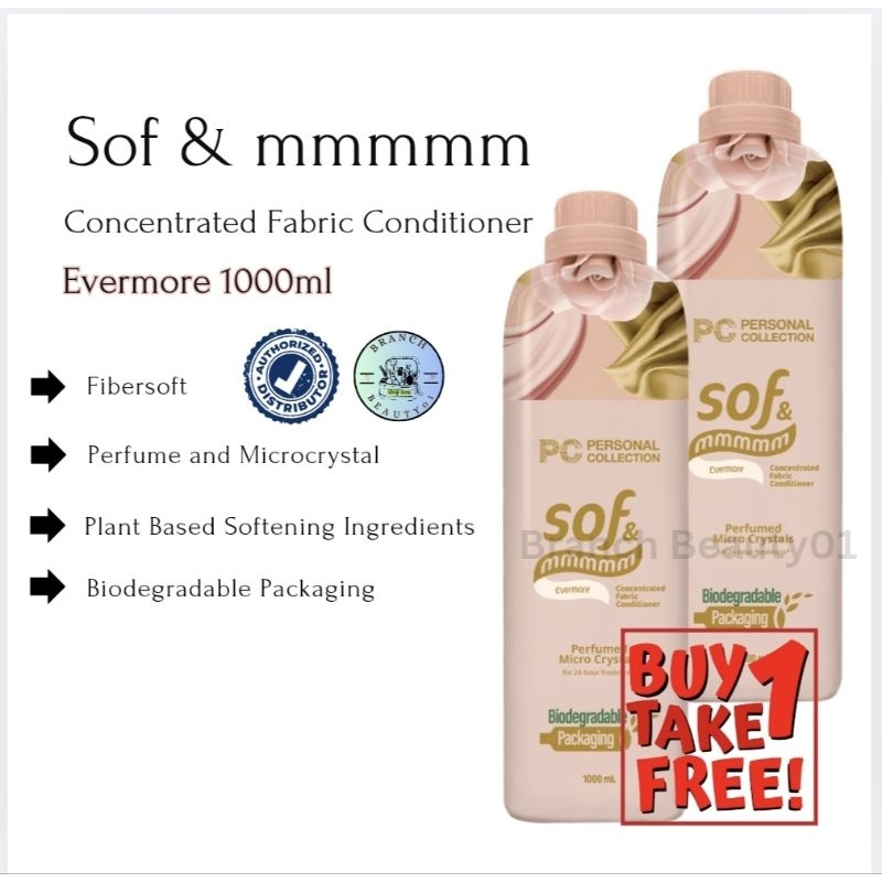 SOF EVERMORE BUY 1 TAKE 1 CONCENTRATED FABRIC CONDITONER | Shopee ...