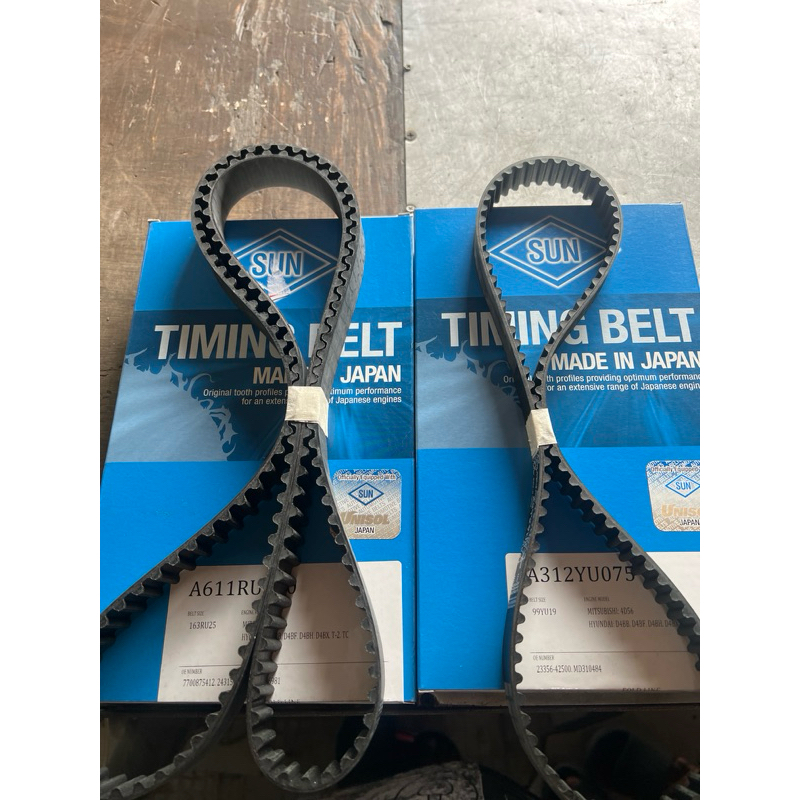 SUN TIMING BELT 1SET. For L300/ADVENTURE 4D56 ROUND GROOVE (DIESEL ONLY ...