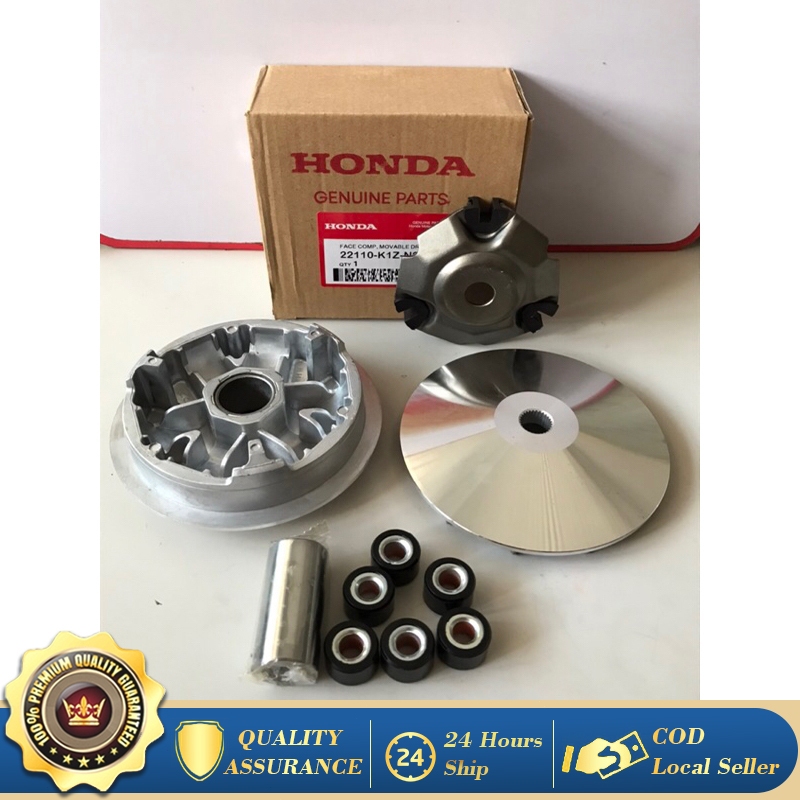PULLEY SET FOR NMAX/AEROX/M3/GRAVIS/GEAR/FAZZIO/MSI/MIO/CLICK/BEAT FI ...
