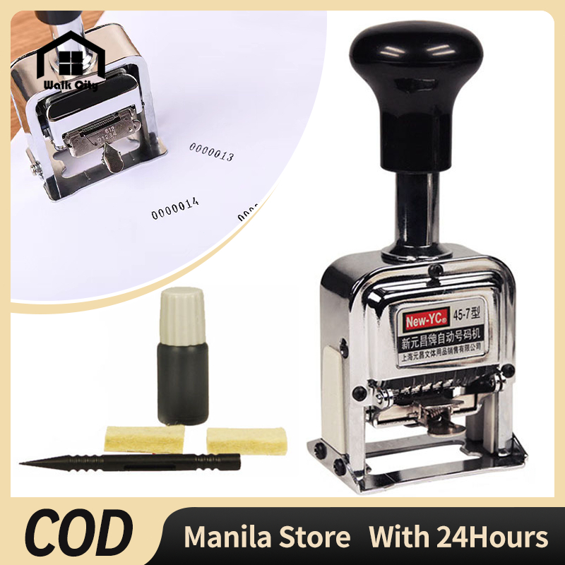 7-digit Small Auto Numbering Machine Auto Skip Number Coding Machine ...