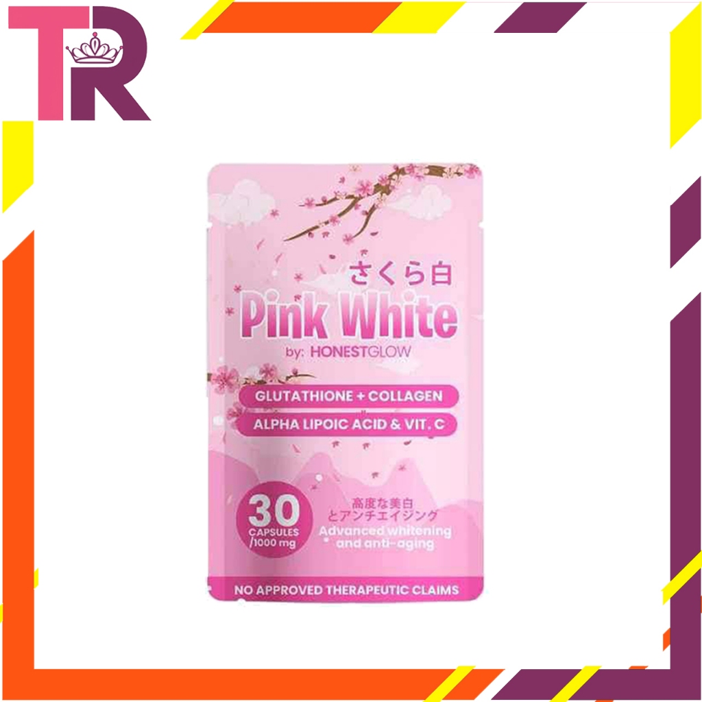 Honest Glow Pink White 30 CAPSULES Transformed Skin Whitening ...