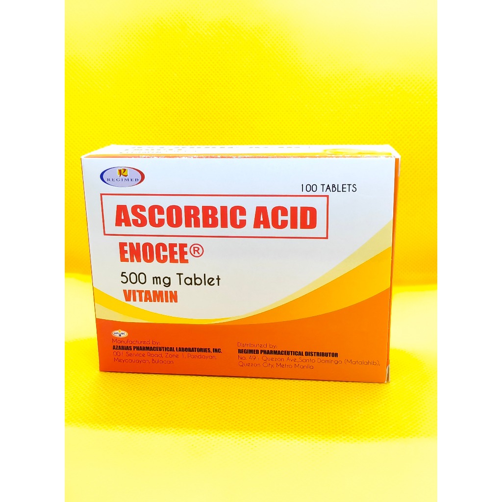Vitamin C Ascorbic Acid 100 tablets per box | Shopee Philippines