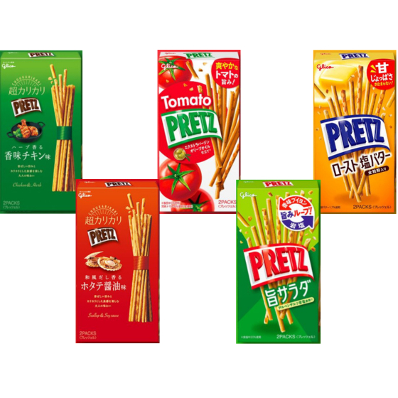 Glico Pretz - Savory Snack Sticks (5 Flavors) - Crispy, Delicious, and ...