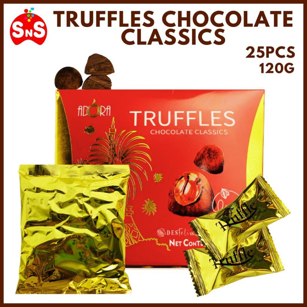 25 Pieces Truffles Chocolate Classics Cocoa Butter Flavor Rich ...