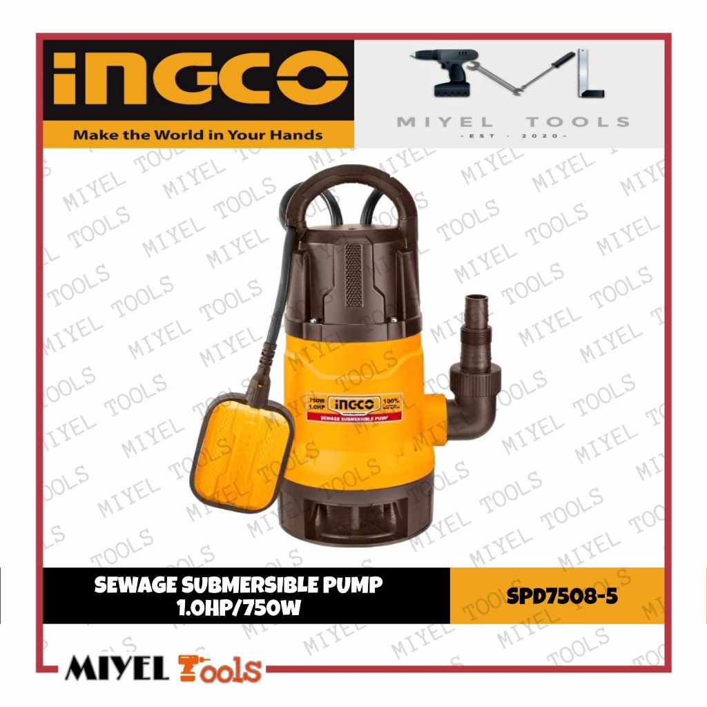 INGCO SPD7508-5 Sewage Submersible Pump 750W 1.0HP | Shopee Philippines