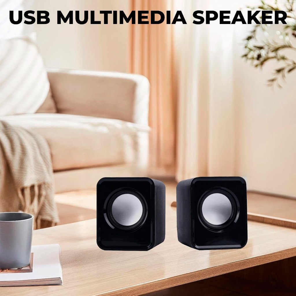 KCPH_Mini Digital Speaker Computer/Laptop Digital Wired Super Bass 2.0 Multimedia Speaker ...