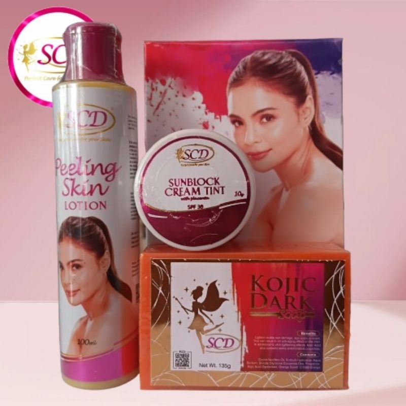 SCD Face and Body Peeling Lotion Big Set,Skin Whitening | Shopee ...