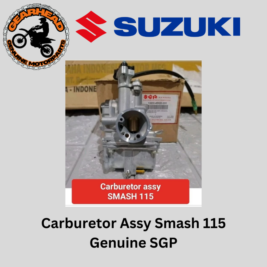 Carburetor Assembly SMASH 115 Genuine SGP | Shopee Philippines