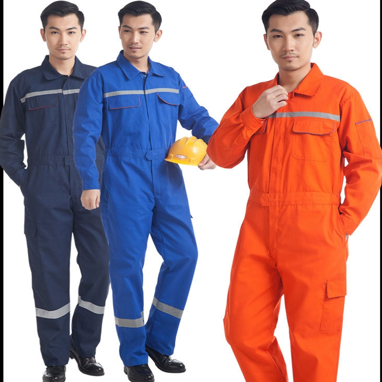 PPE Safety Jacket Set Labor Reflective Wear Suits Men/Women Mechanic ...