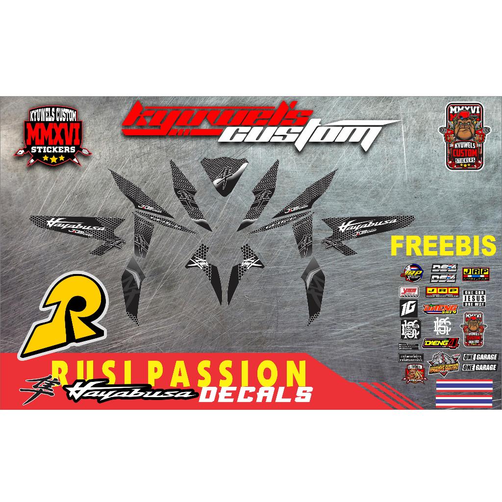 RUSI PASSION SC125 HAYABUSA DECAL STICKER | Shopee Philippines