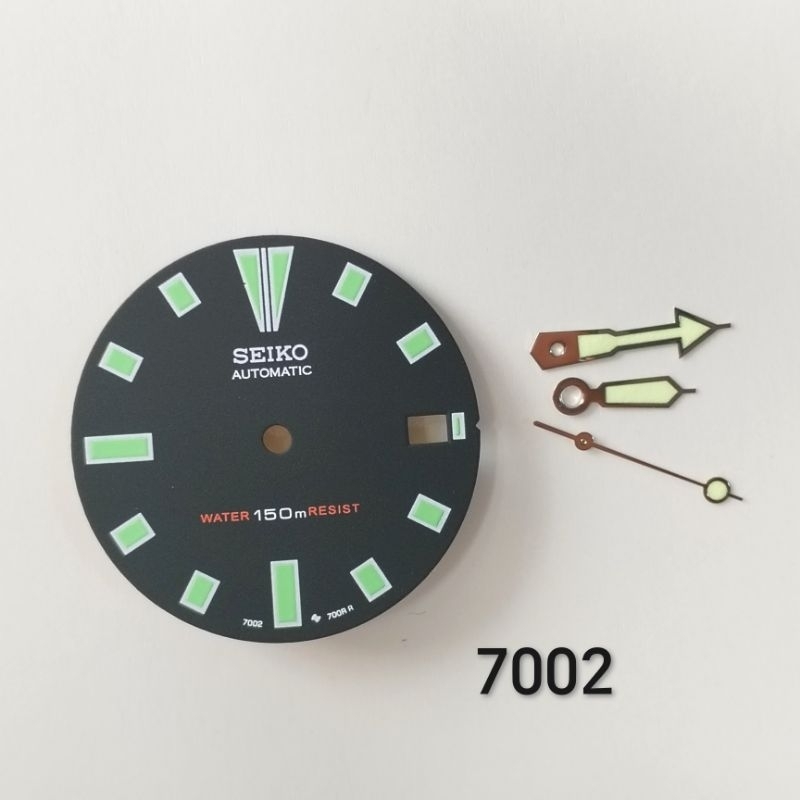 Seiko Divers Hands And Dial Replacement Luminous 7002 | Shopee Philippines