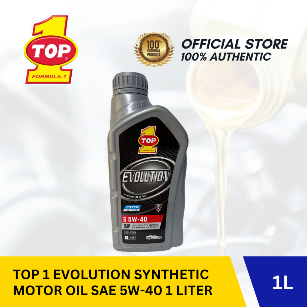 Top 1 Formula - TOP 1 EVOLUTION SYNTHETIC MOTOR OIL SAE 5W-40 1 LITER ...