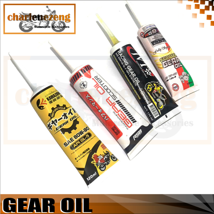 MOTORCYCLE GEAR OIL JVT 100ml/ SCOOTER 120ml / KAWAZONO FULLY SYNTHETIC ...