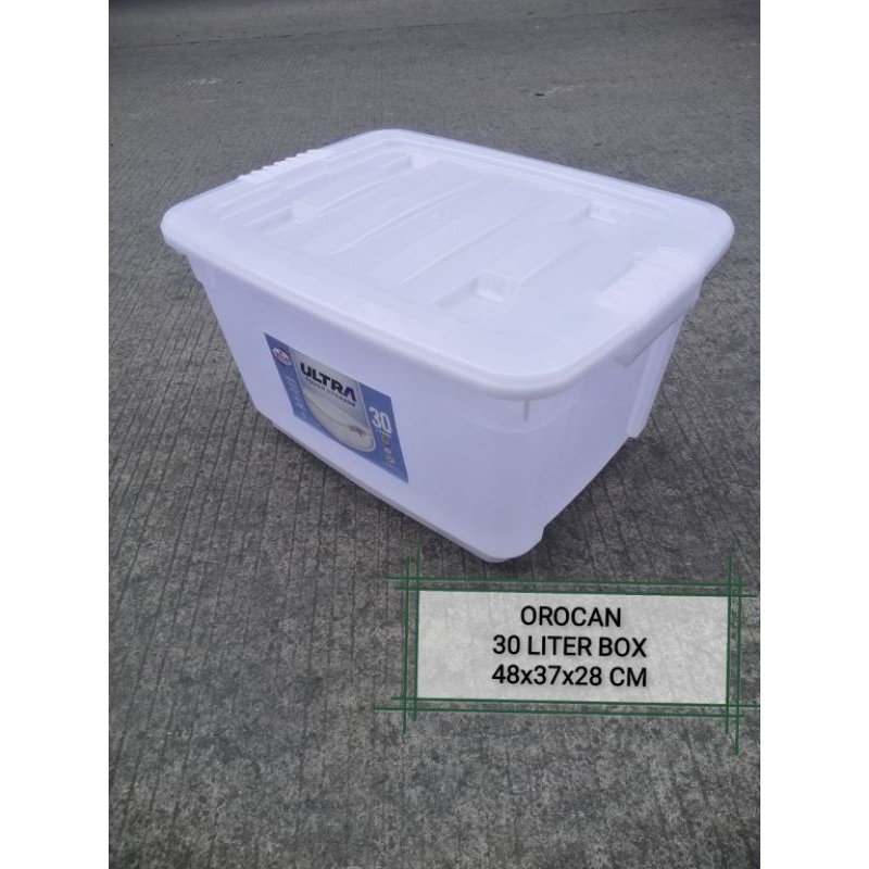 orocan ultra tough storage box with wheels multi box heavy duty 30 ...