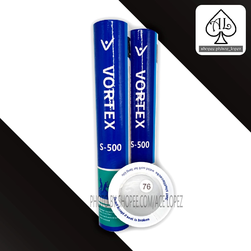 Vortex S-500 Shuttlecock Hybrid Silver S76 als21207 | Shopee Philippines