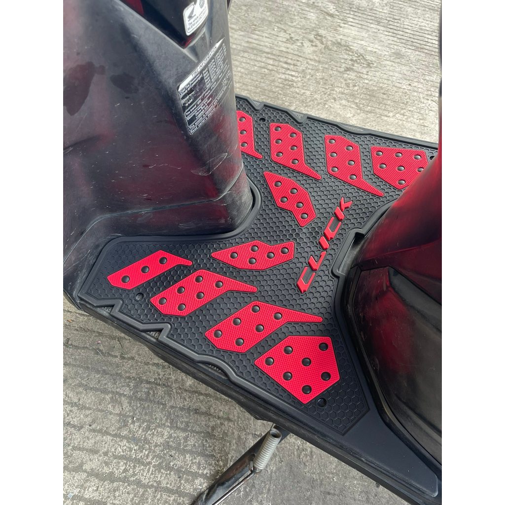 HONDA CLICK 125i /150i Footboard Rubber Matting With Bolts (FM-002) For ...