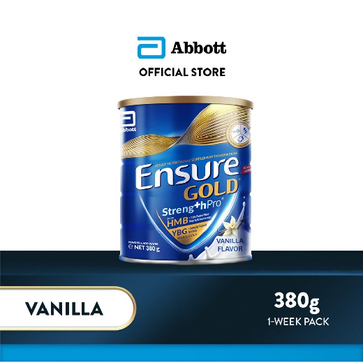 Ensure Gold with Streng+hPro Vanilla 380G For Adult Nutrition | Shopee ...
