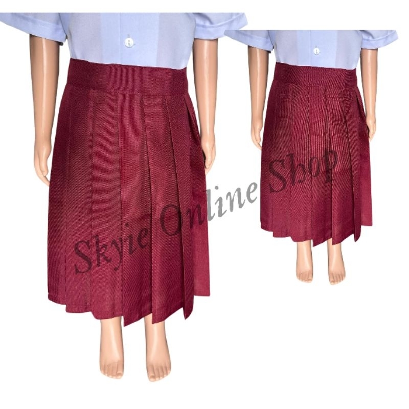 School Uniform Palda Round Pleats | Shopee Philippines