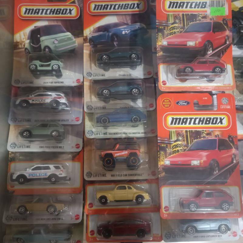 Mattel Matchbox basic car assorted random die cast metal Match Box ...