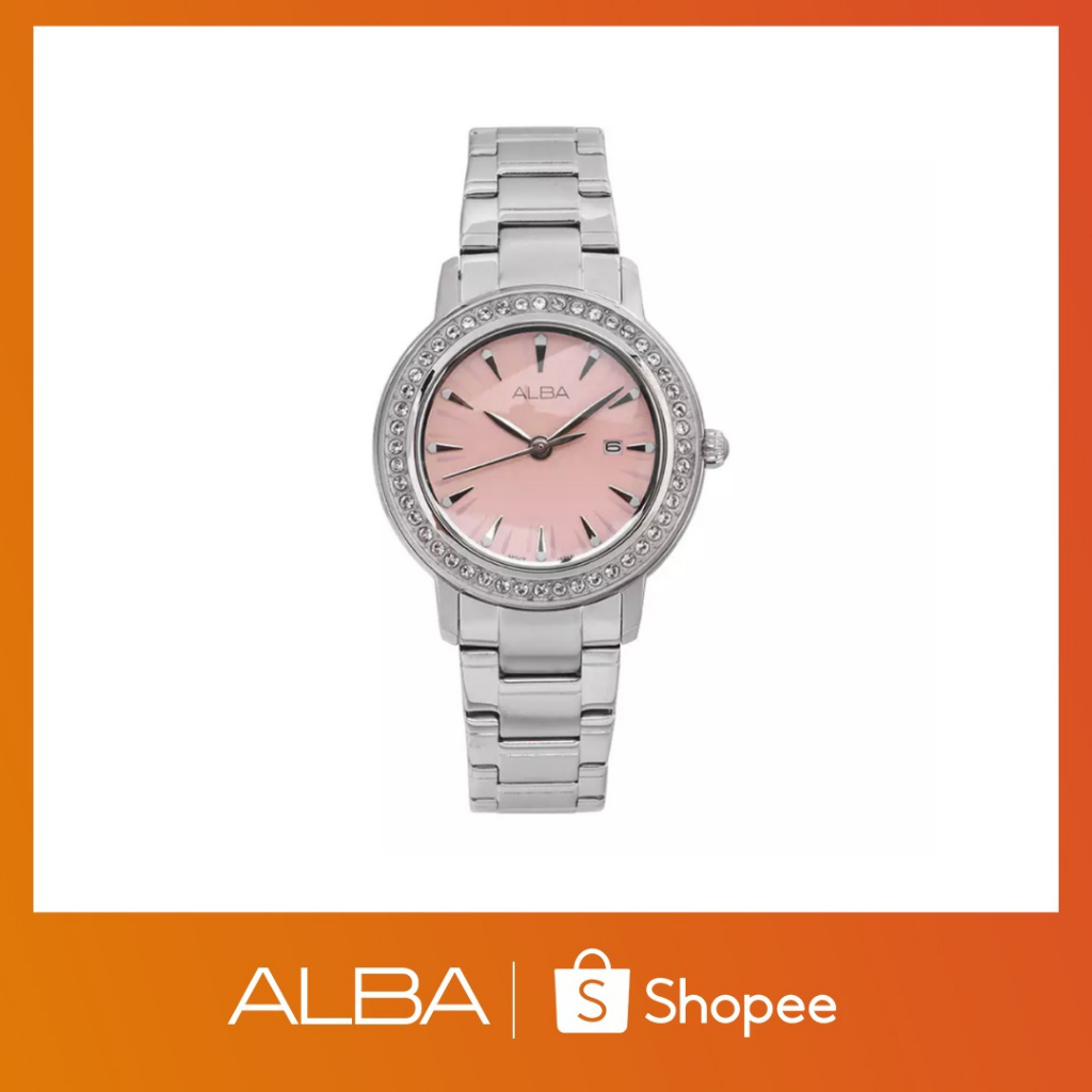 ALBA Philippines AH7DL5X1 Signa Pink Dial Women's Quartz Watch | Shopee ...