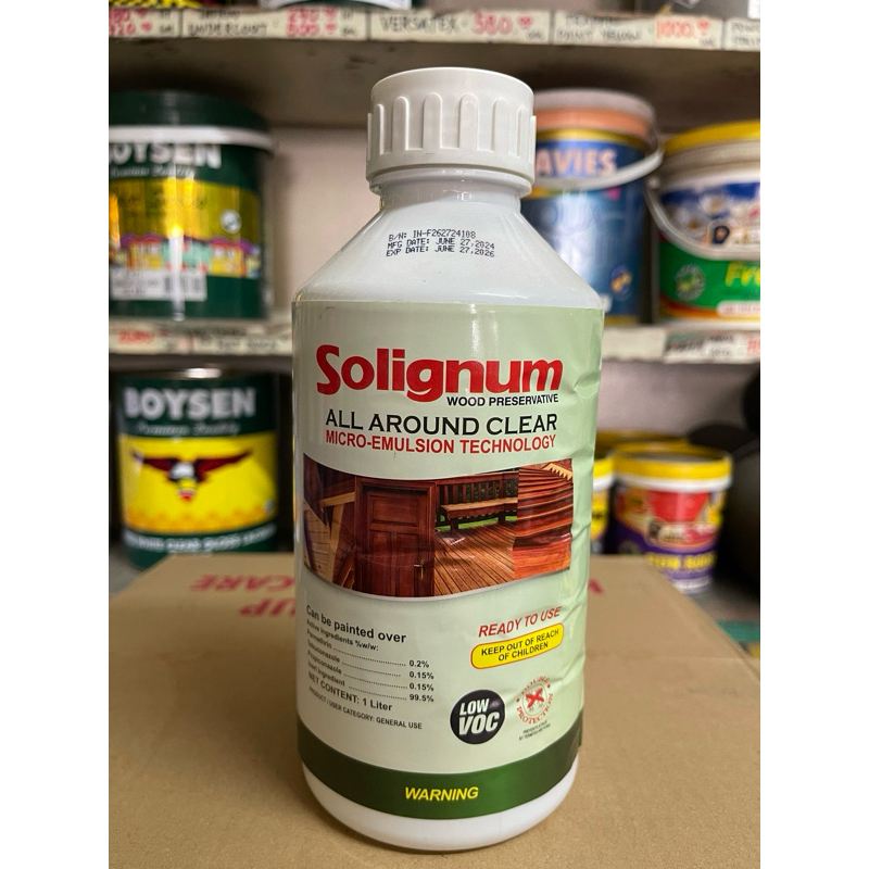 SOLIGNUM COLOURLESS AZ LITER | Shopee Philippines