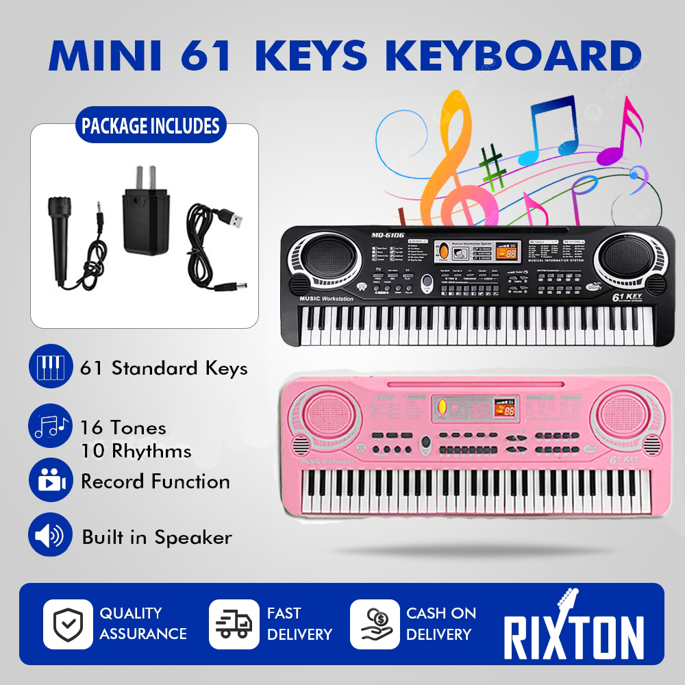 Rixton Children'S Electronic Piano Electronic Keyboard Digital Piano ...