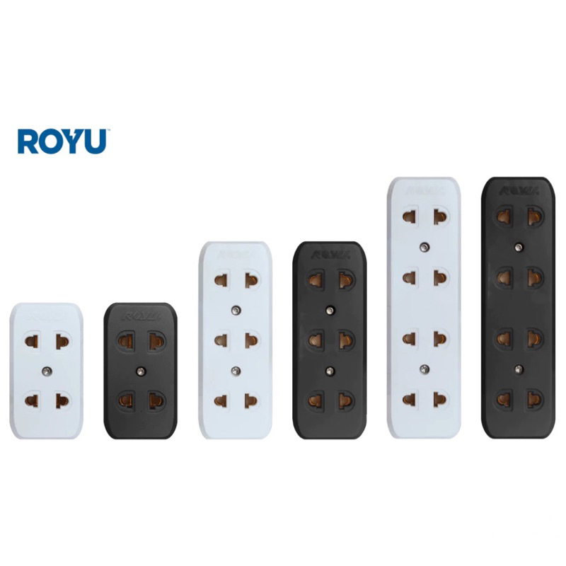 Royu extension outlet surface type double, triple, quaduple outlet ...