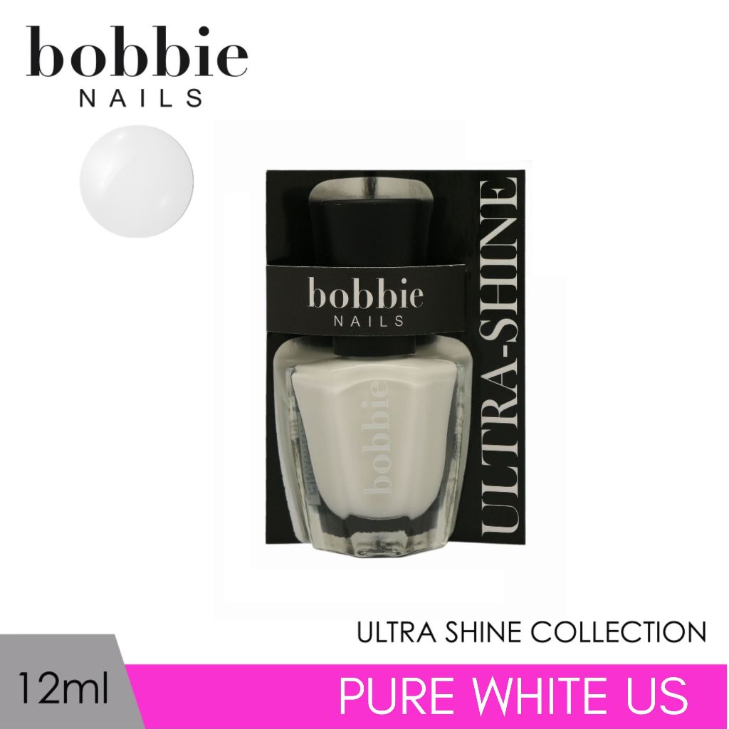 Bobbie Nails 12ml Ultra-Shine Collection in Pure White US | Shopee ...