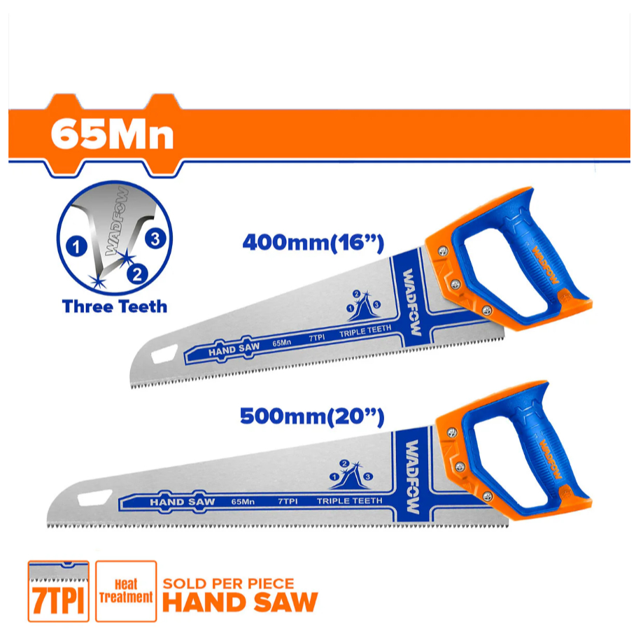 BUILDMATE Wadfow 7TPI Hand Saw 16" Inch / 20" Inch Fast Cut Cutting ...