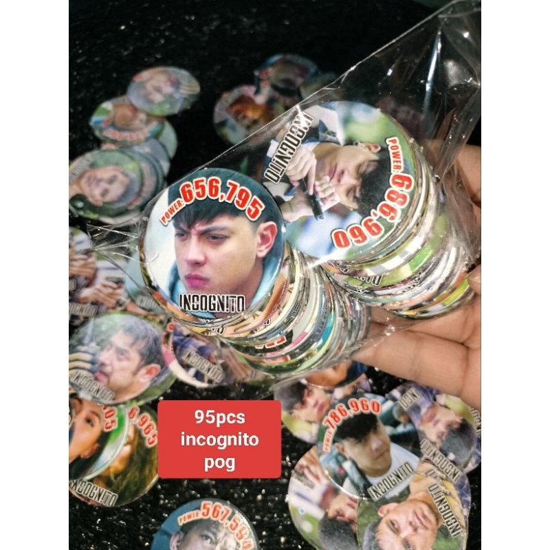INCOGNITO pogs 95pcs pog card toys local character | Shopee Philippines