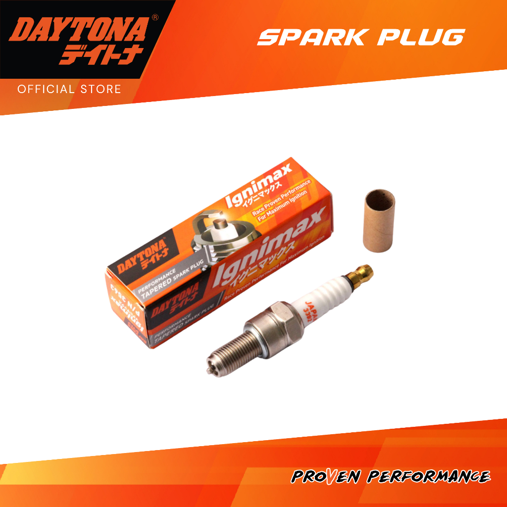 DAYTONA Ignimax Tapered Spark Plug, CR8E (Raider 150, Sniper, Yamaha ...
