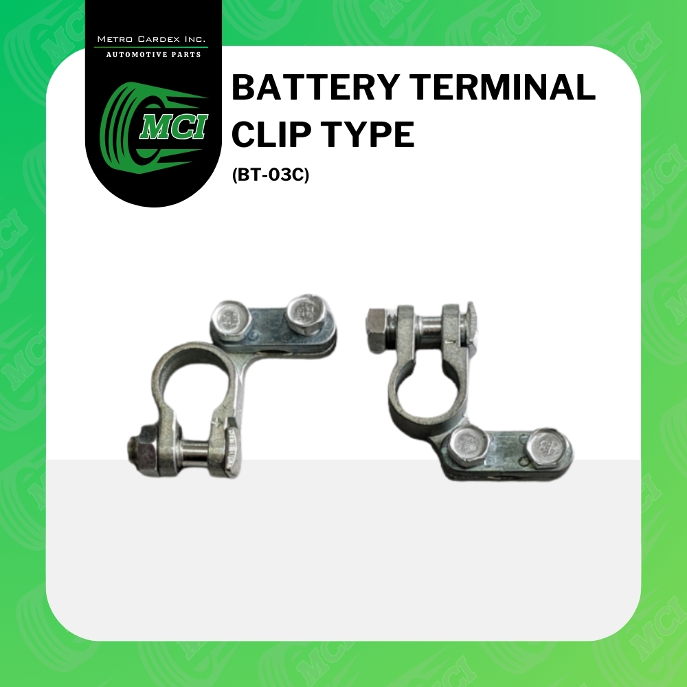2PCS/SET BATTERY TERMINAL Clip Type Plated BT-03C Light Duty Clamp Clip ...