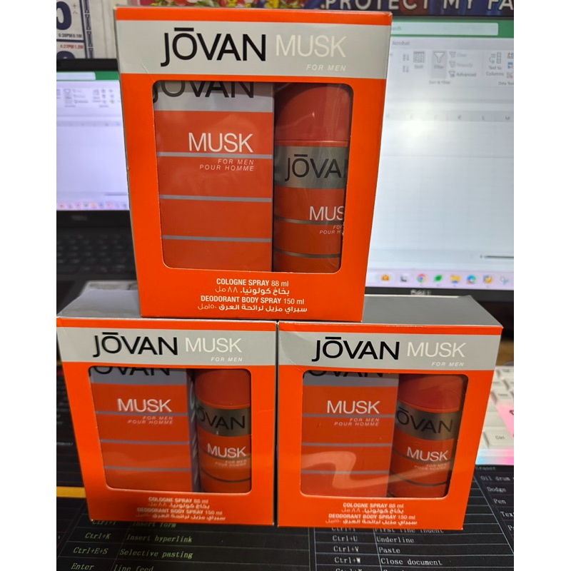 Jovan Musk Set (for men) | Shopee Philippines