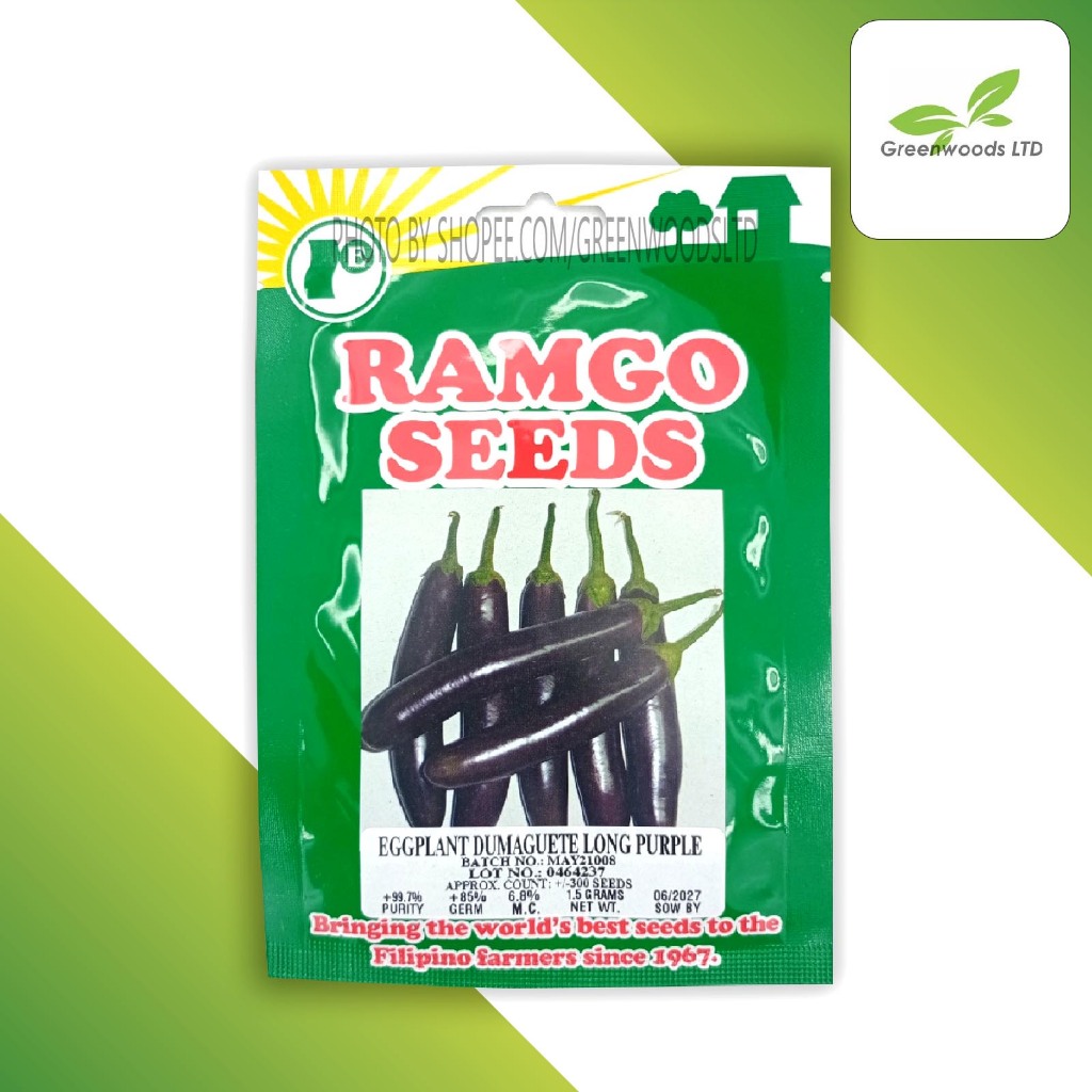 Ramgo RPD Seeds Eggplant Dumaguete Long Purple 1.5 g gws31207 | Shopee ...